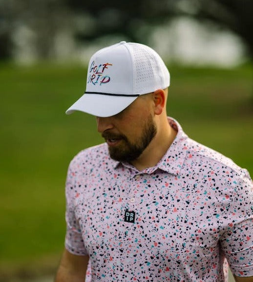 White Hat: Classic Golf Style with Modern Comfort – Golf_Drip_Co